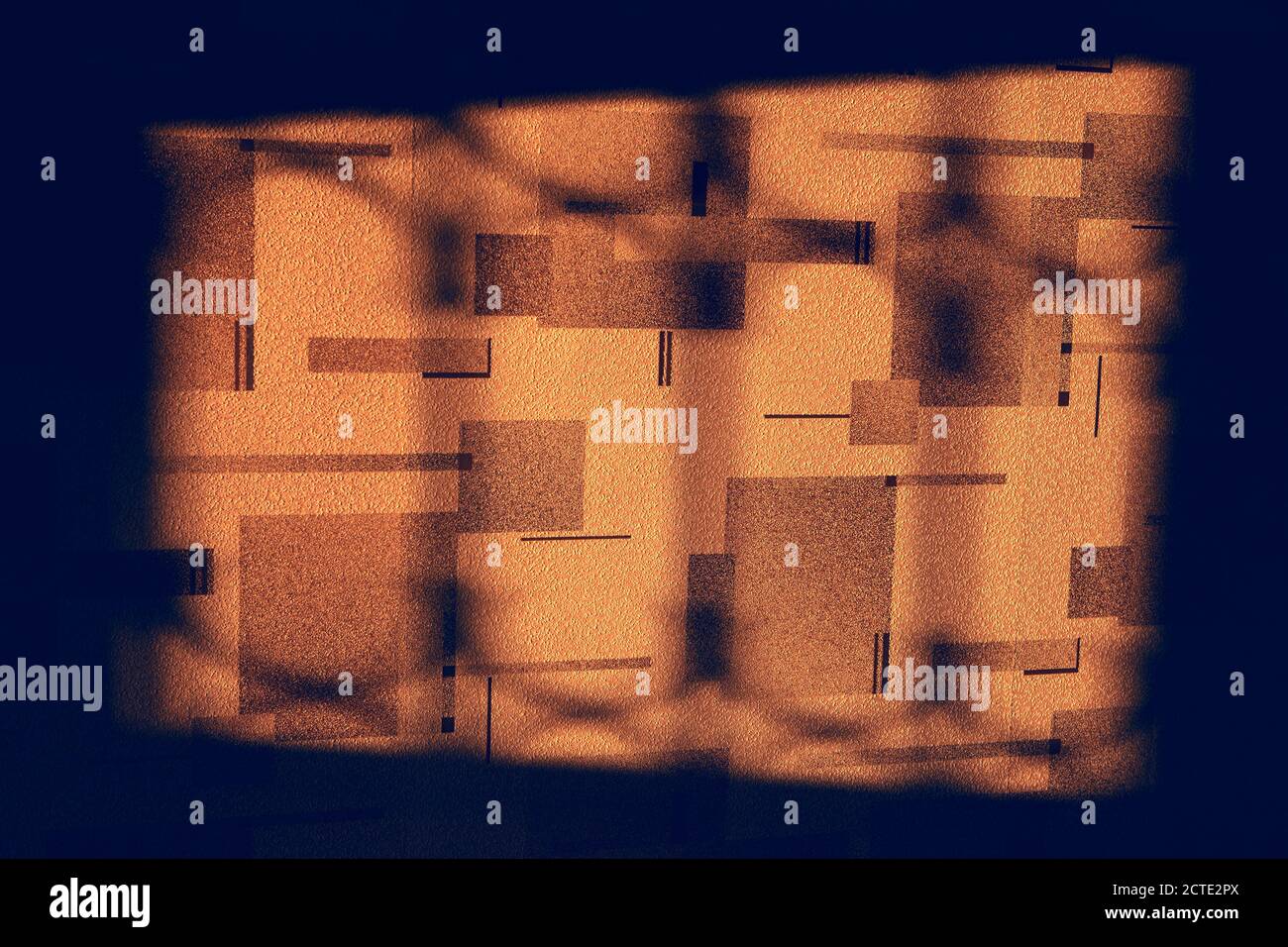 paper wallpaper on the wall with shadow Stock Photo - Alamy