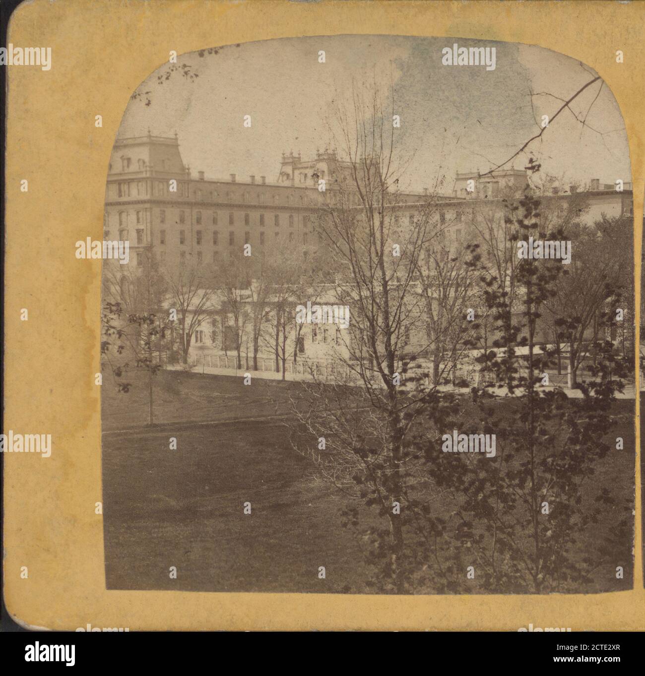 Rear of Congress Hall., 1865, New York (State), Saratoga Springs ...
