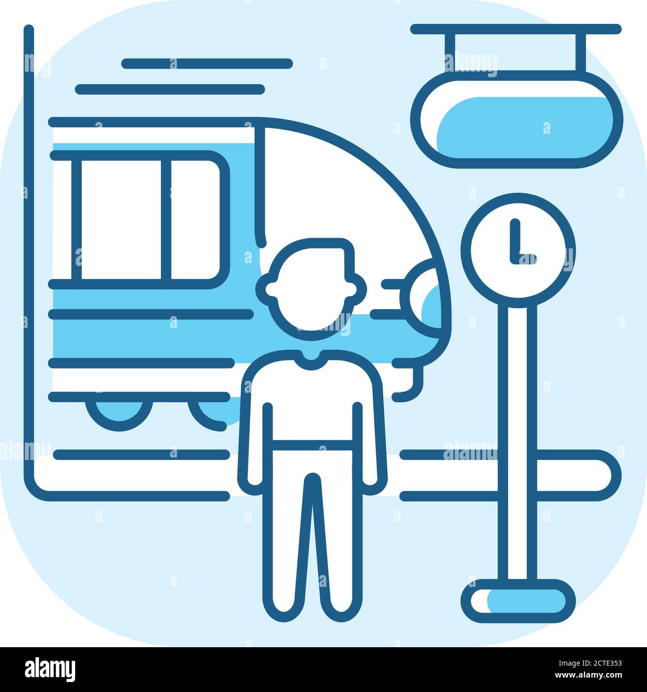 Fast commuter train service Stock Vector Images - Alamy