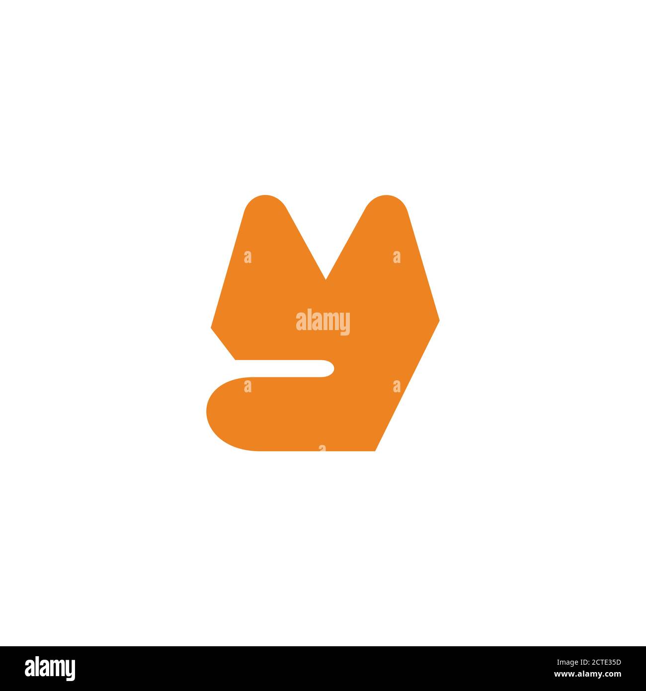 abstract letter md simple silhouette design emblem logo vector Stock ...