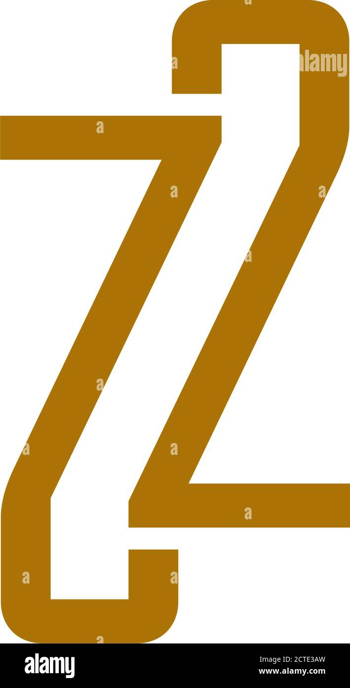 number 72 symbol simple geometric line logo vector Stock Vector Image ...