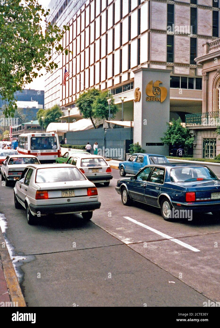 Mexico City - Chancery Office Building - 1990 Stock Photo - Alamy
