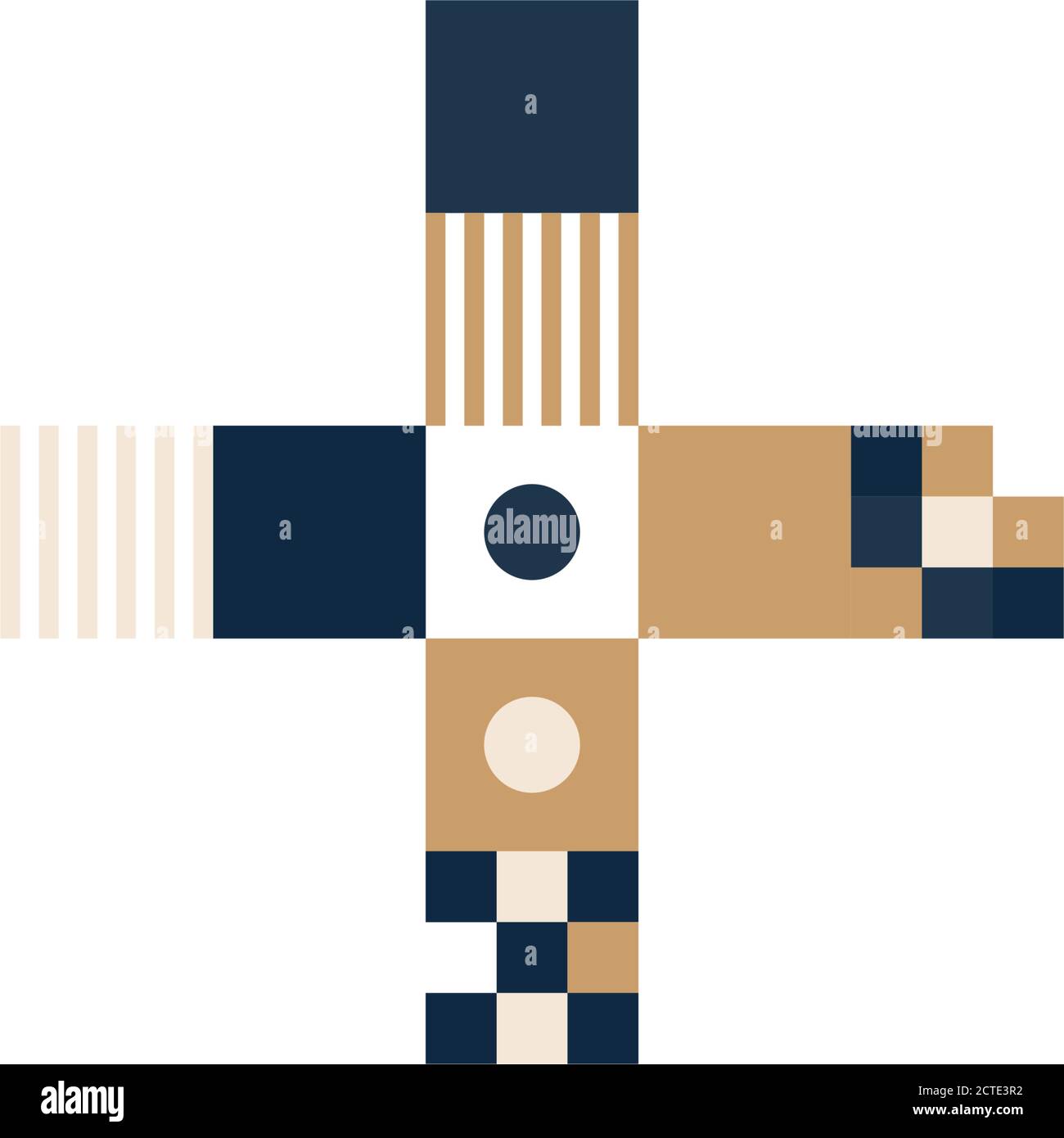 Vector Pixel Art plus mark. Colorful symbol Consist of Modules from ...