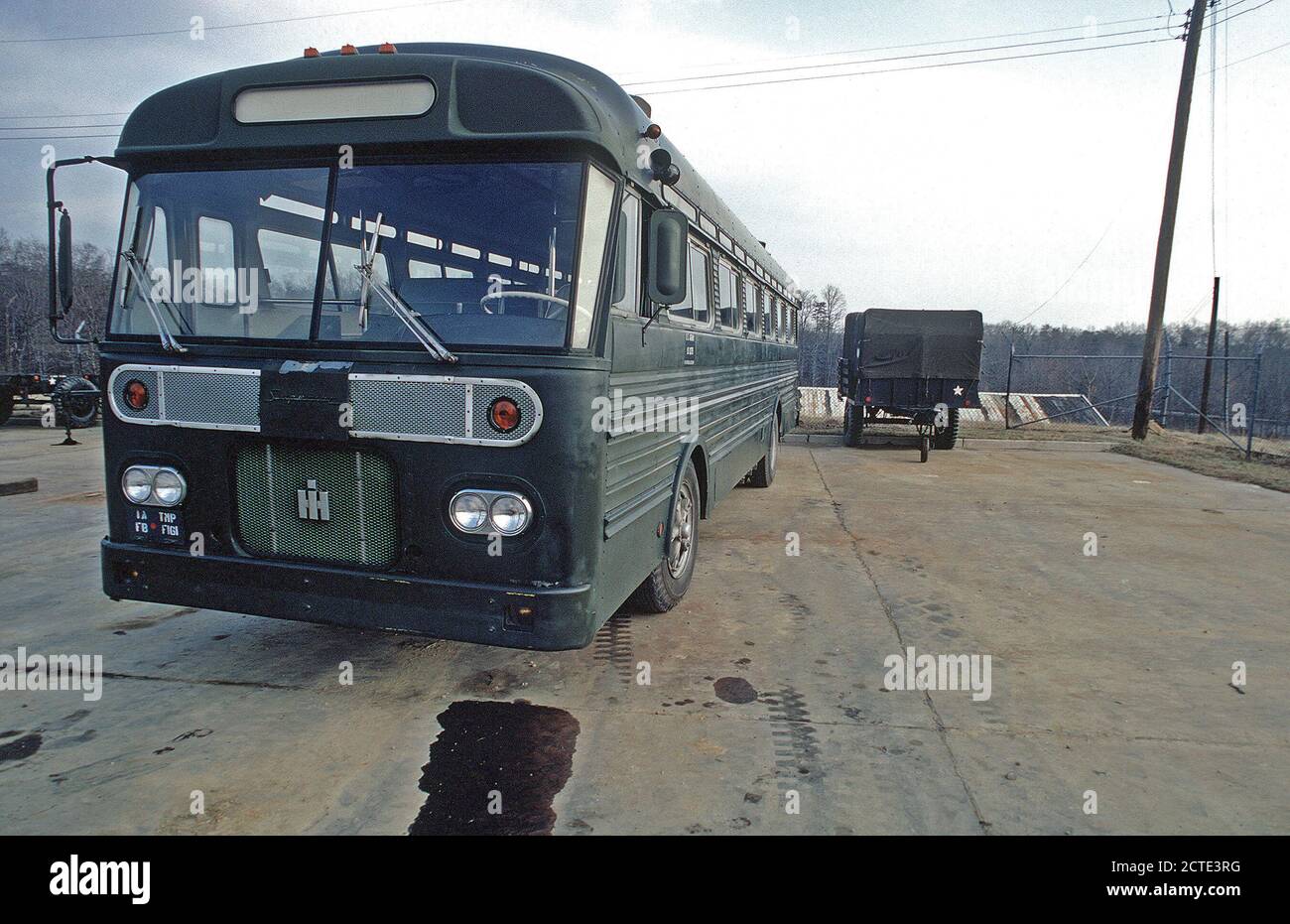1970s army bus hi-res stock photography and images - Alamy