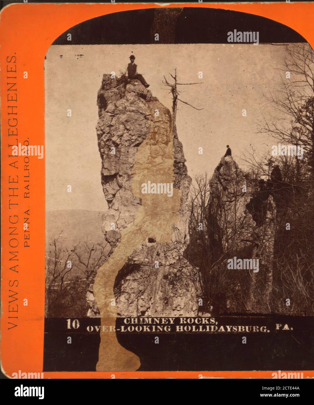 Chimney Rocks, over-looking Hollidaysburg, Pa., Bonine, R. A ...