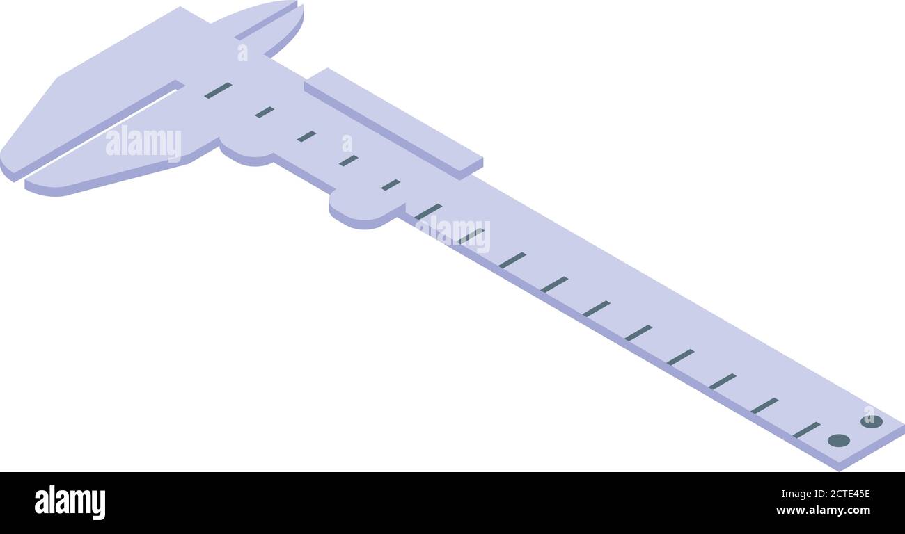 Caliper instrument icon, isometric style Stock Vector Image & Art - Alamy