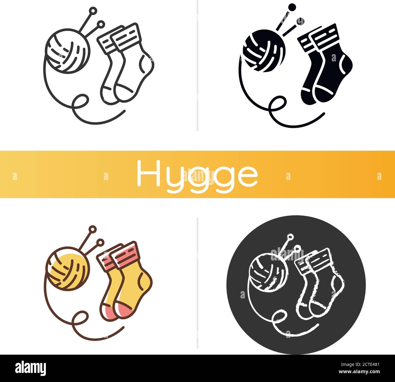 Socks icon pack Stock Vector Images - Alamy