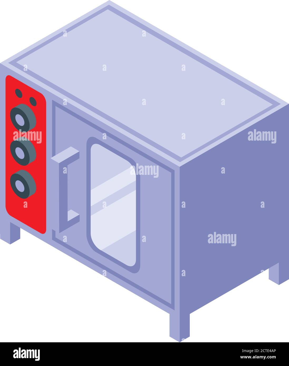 Convection oven cooking icon, isometric style Stock Vector Image & Art ...