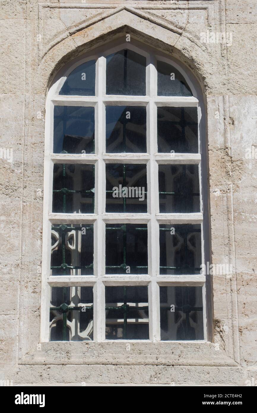 Old window Architecture seen in Istanbul Stock Photo - Alamy