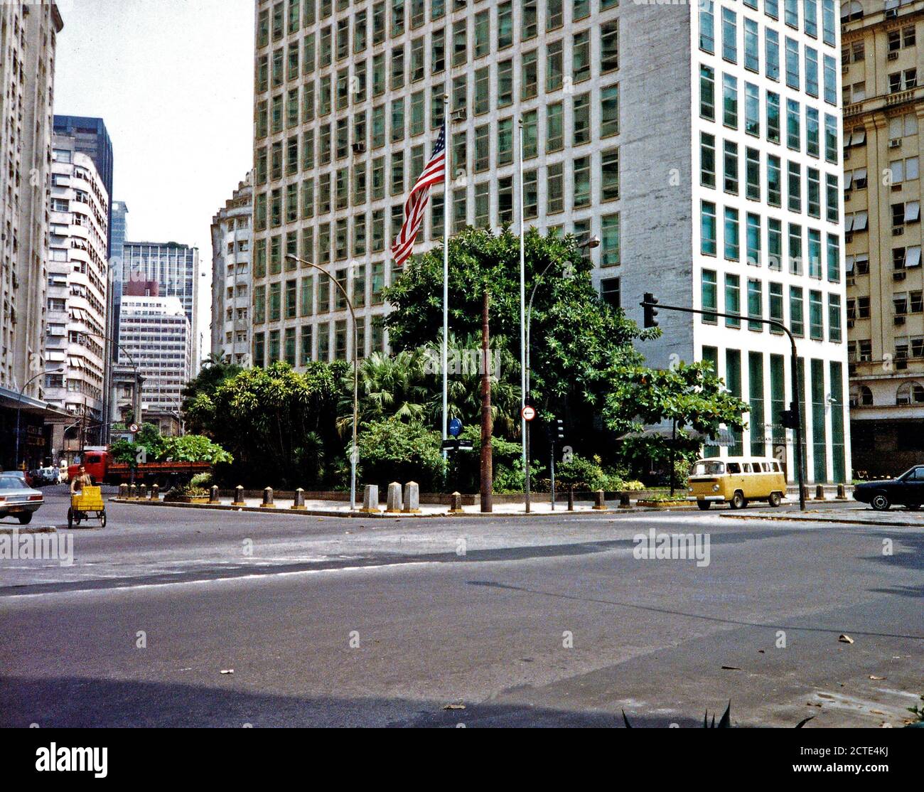 Rio de Janeiro - Consulate Office Building - 1988 Stock Photo - Alamy