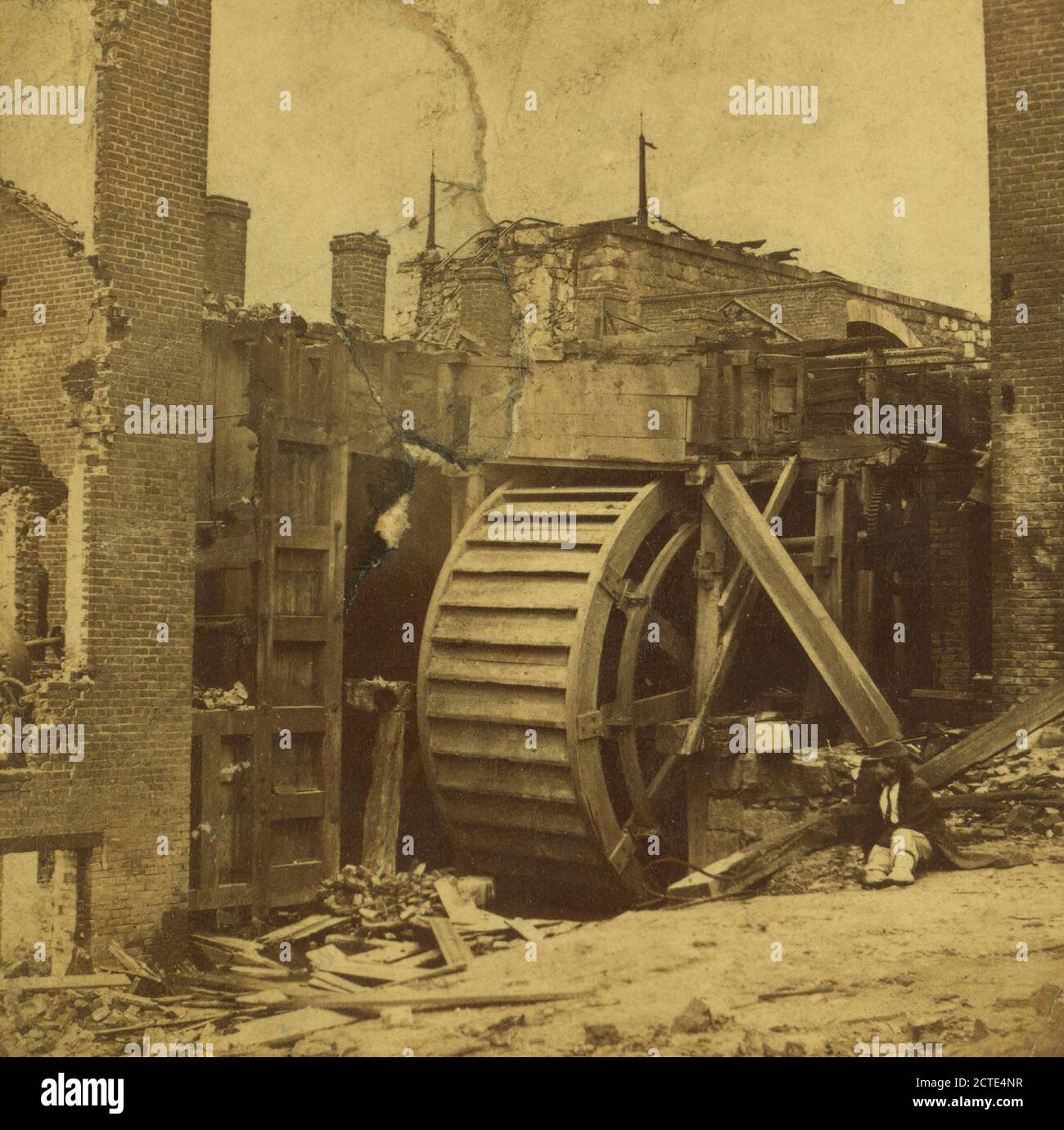Ruins of carbine factory and paper mill, 8th St., Richmond, 6 April ...