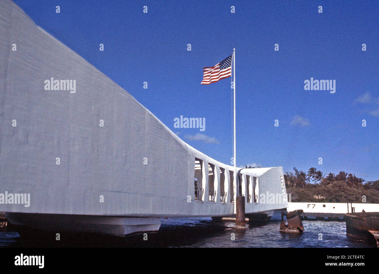 1978 - A view of the USS ARIZONA Memorial Stock Photo - Alamy