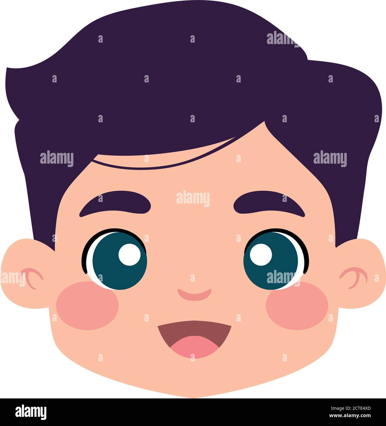 Isolated avatar of a boy cartoon - Vector Stock Vector Image & Art - Alamy