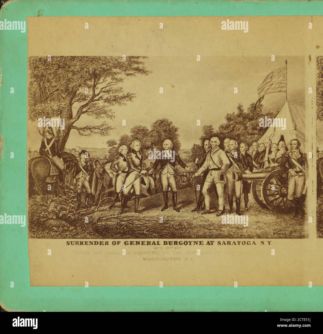 Surrender of burgoyne hi-res stock photography and images - Alamy