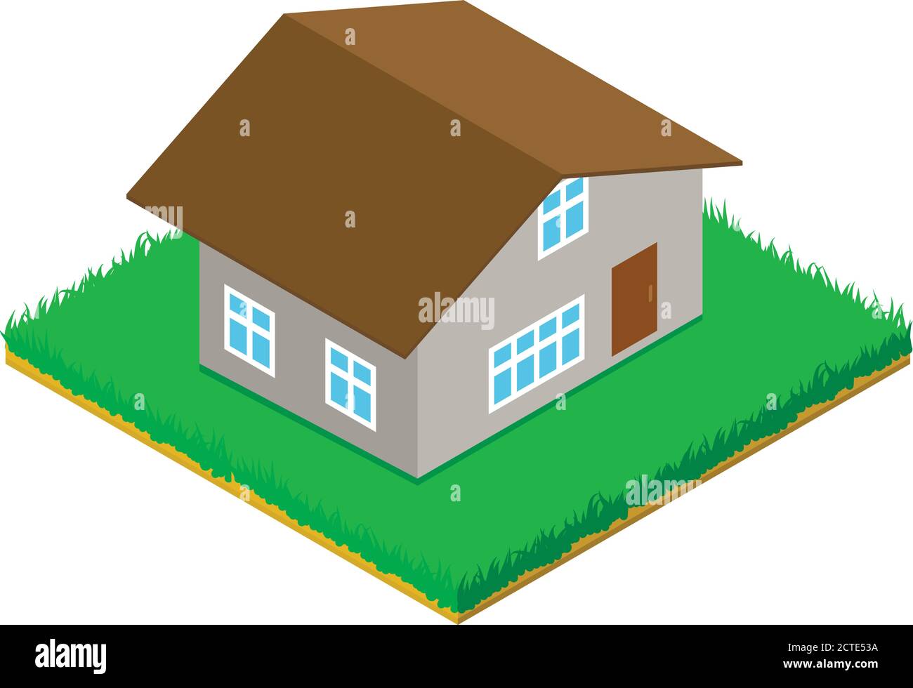 Residential house icon, isometric style Stock Vector Image & Art - Alamy