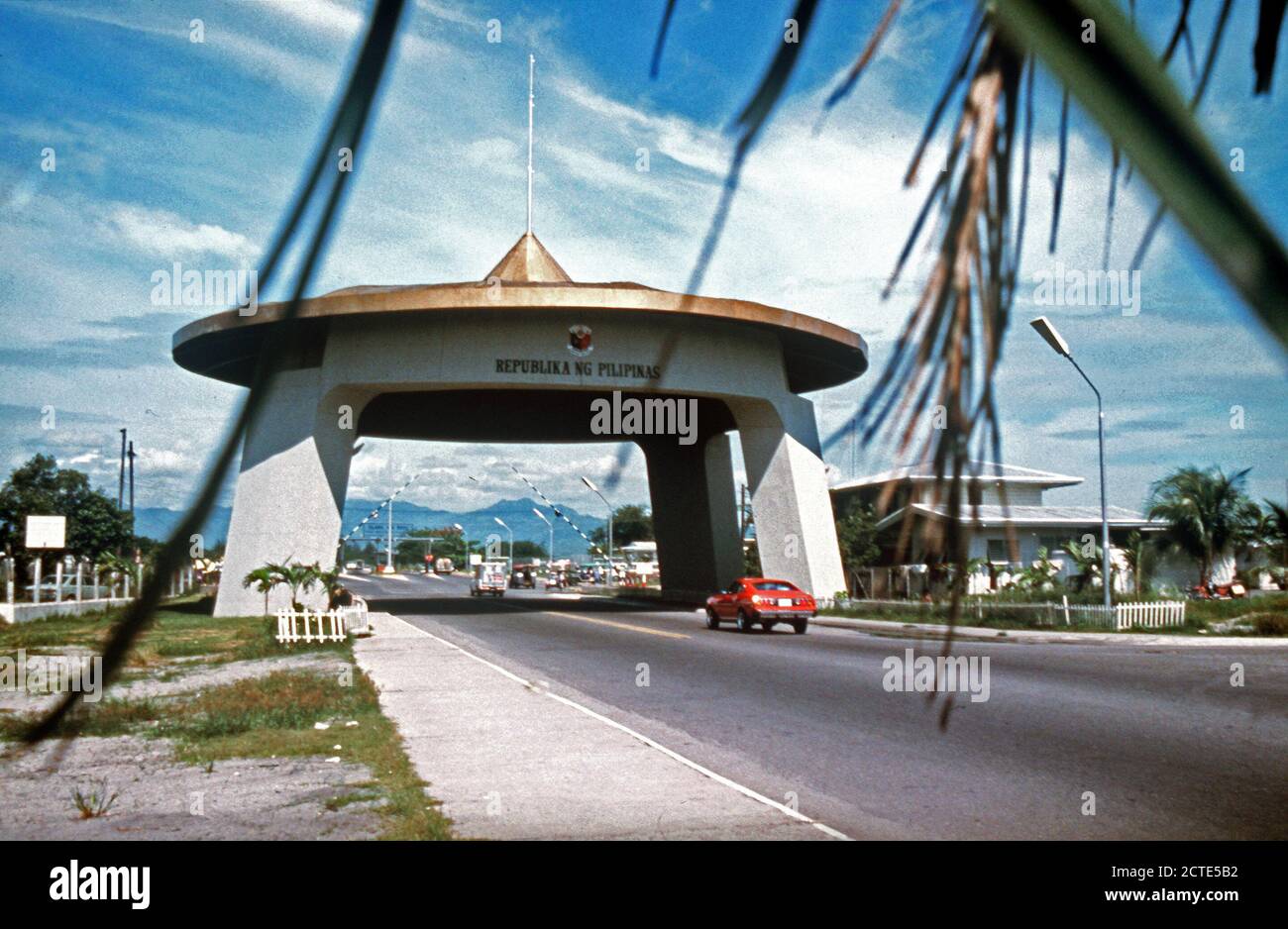 1979 - The main gate of the base Stock Photo - Alamy