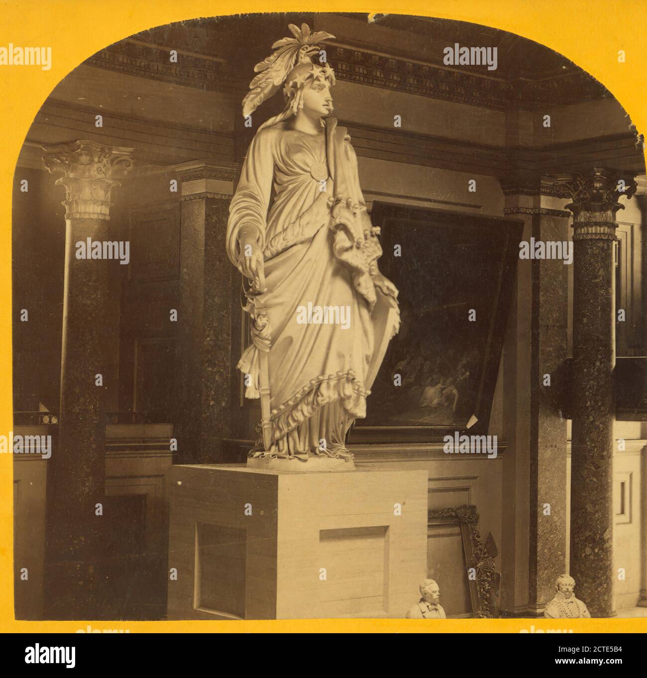 Statue of Freedom, (On U.S. Capitol.), Bell & Bro. (Washington, D.C ...