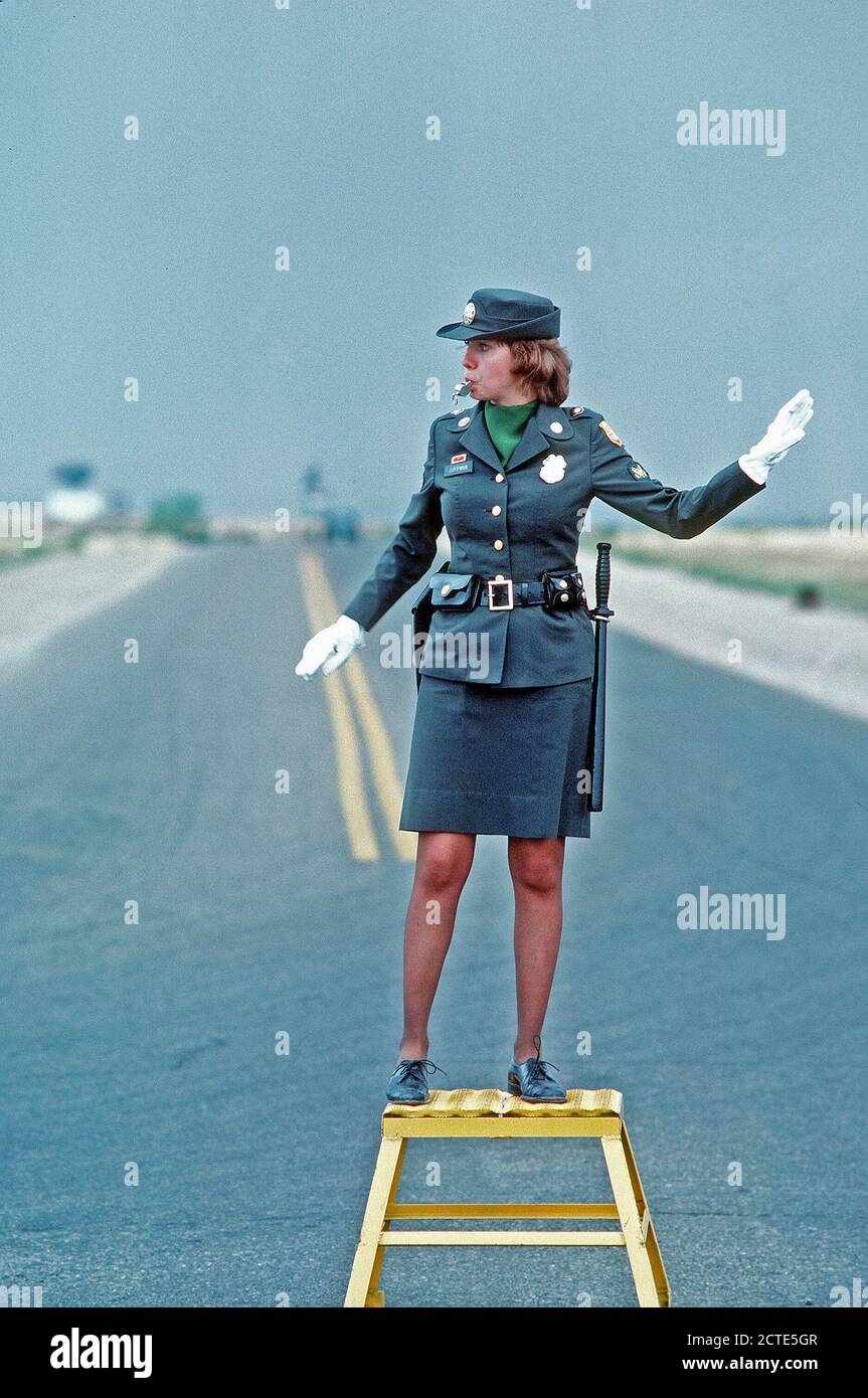 1970s military policewoman hi-res stock photography and images - Alamy