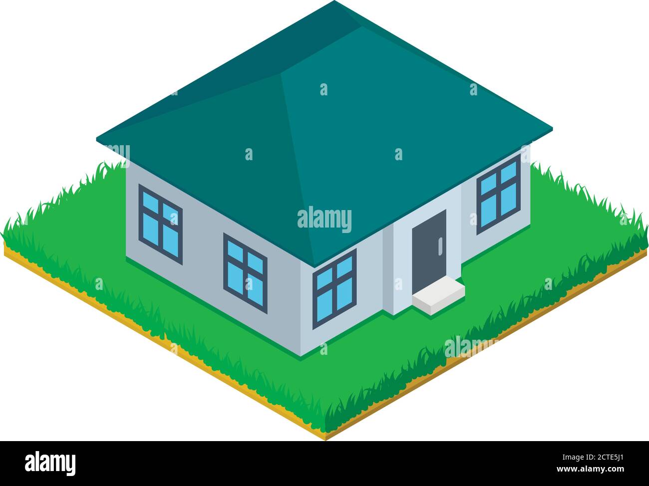 Rustic house icon, isometric style Stock Vector Image & Art - Alamy