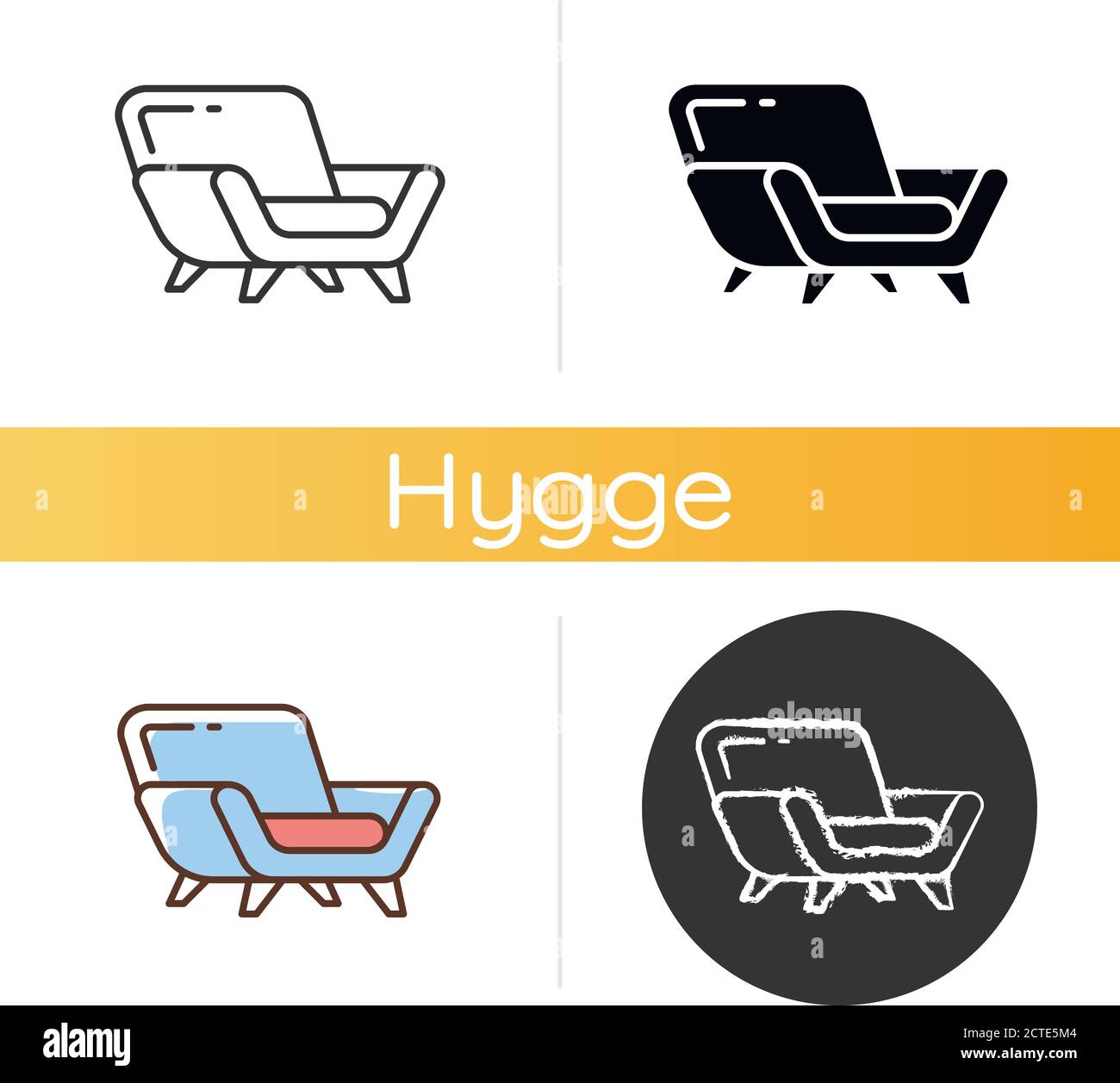 Comfy armchair icon Stock Vector Image & Art - Alamy