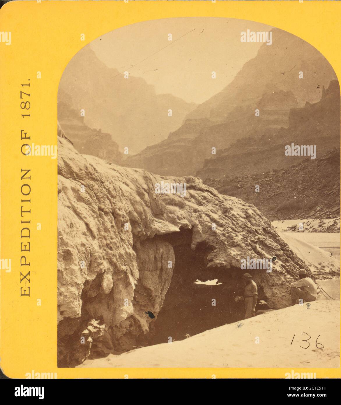 Grotto Spring, Grand Cañon, Colorado River., Geographical Surveys West ...