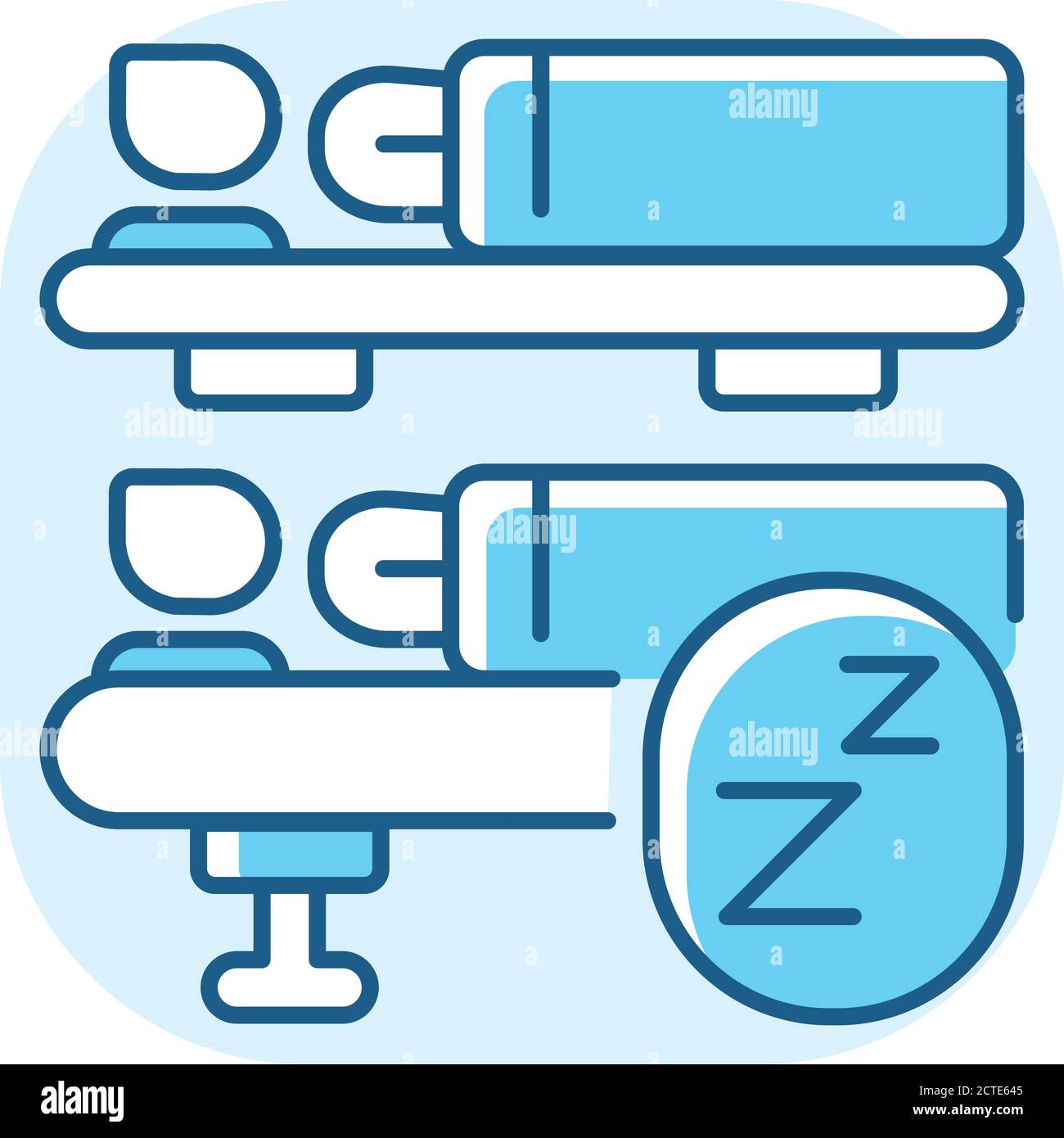 Sleeping fast Stock Vector Images - Alamy