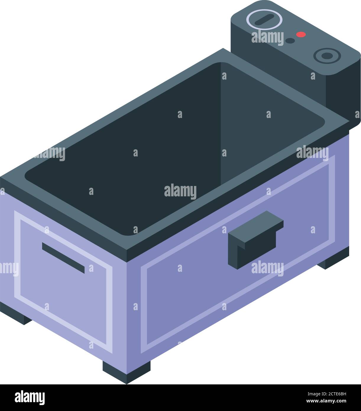 Chips deep fryer icon, isometric style Stock Vector Image & Art - Alamy