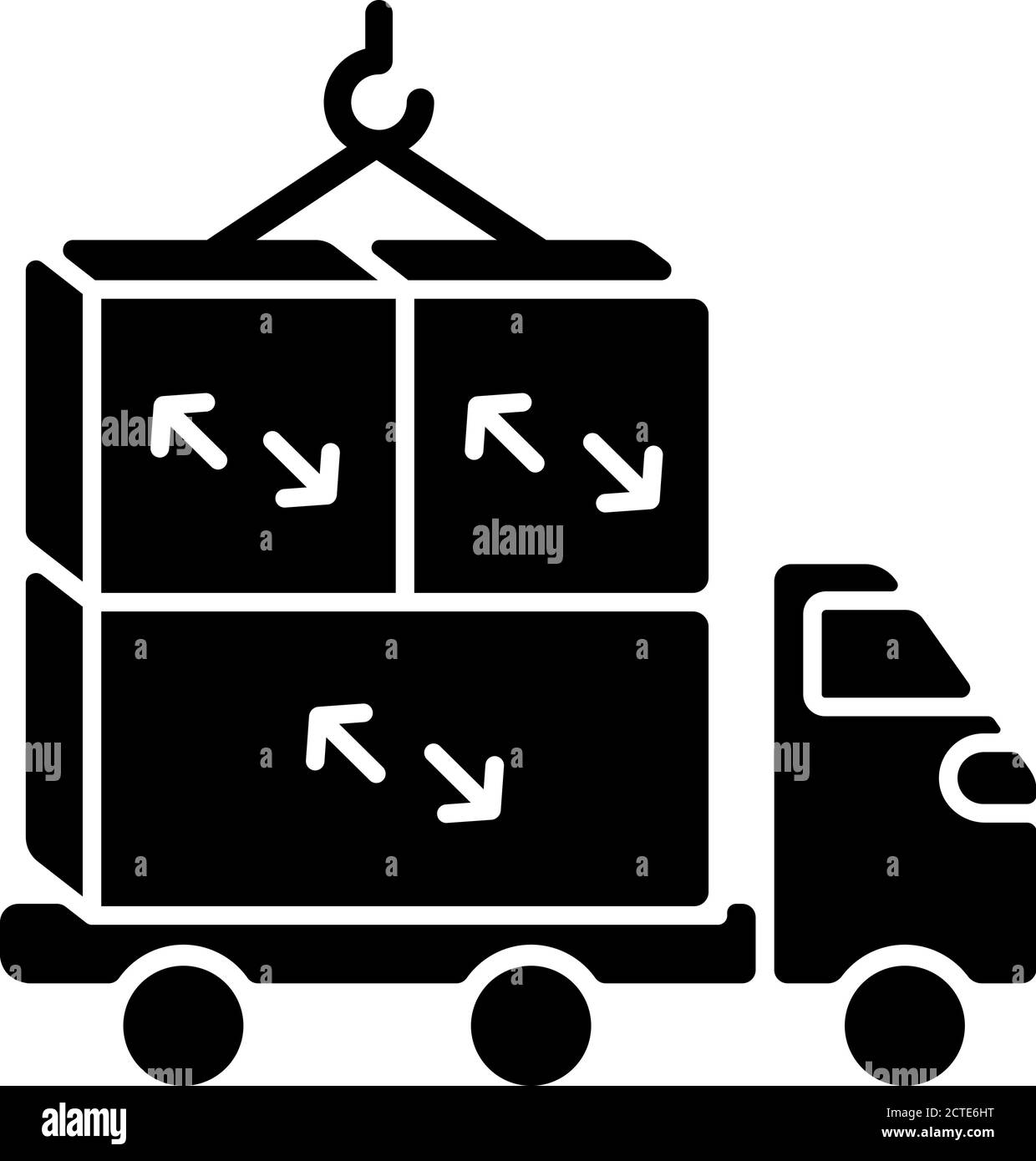 Heavy oversized cargo delivery Cut Out Stock Images & Pictures - Alamy