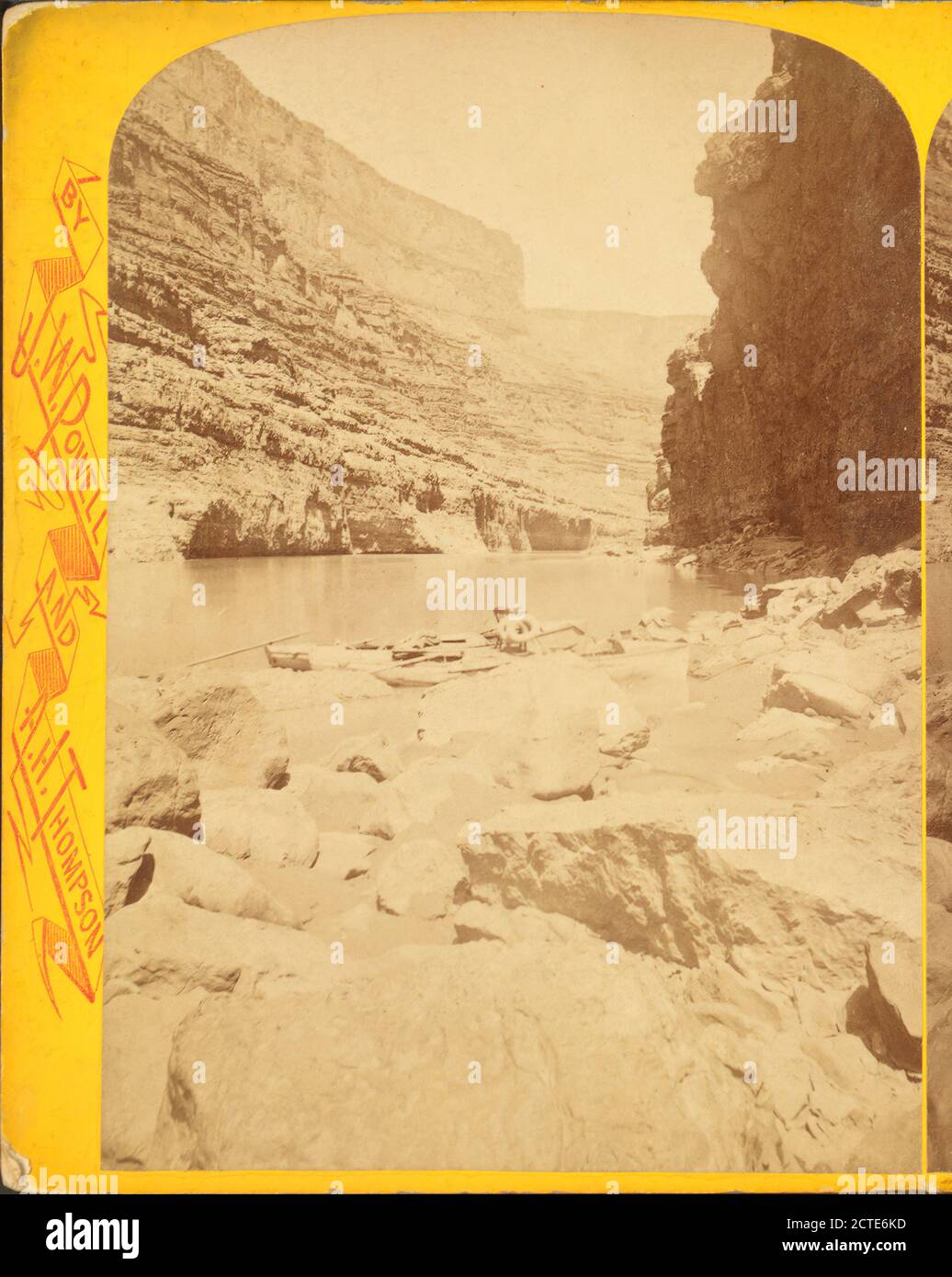 Walls of lime stone., Powell, John Wesley (1834-1902), Hillers, John K ...