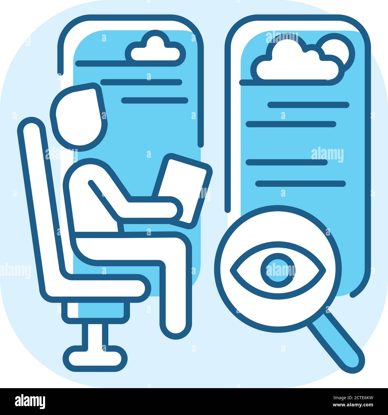 Observation window Stock Vector Images - Alamy