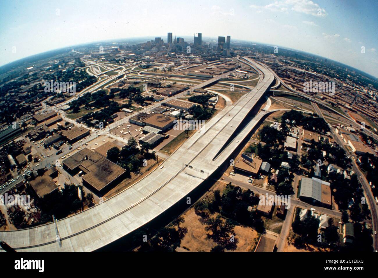 Central Expressway Leading South into Dallas Stock Photo - Alamy