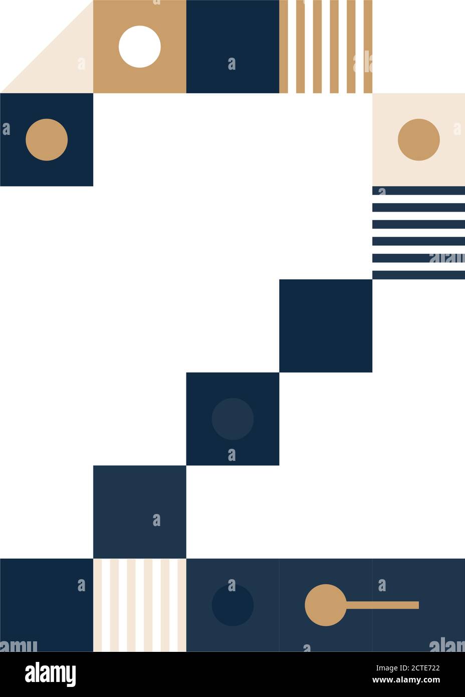 Vector Pixel Art number two. Colorful number 2 Consist of Modules from ...