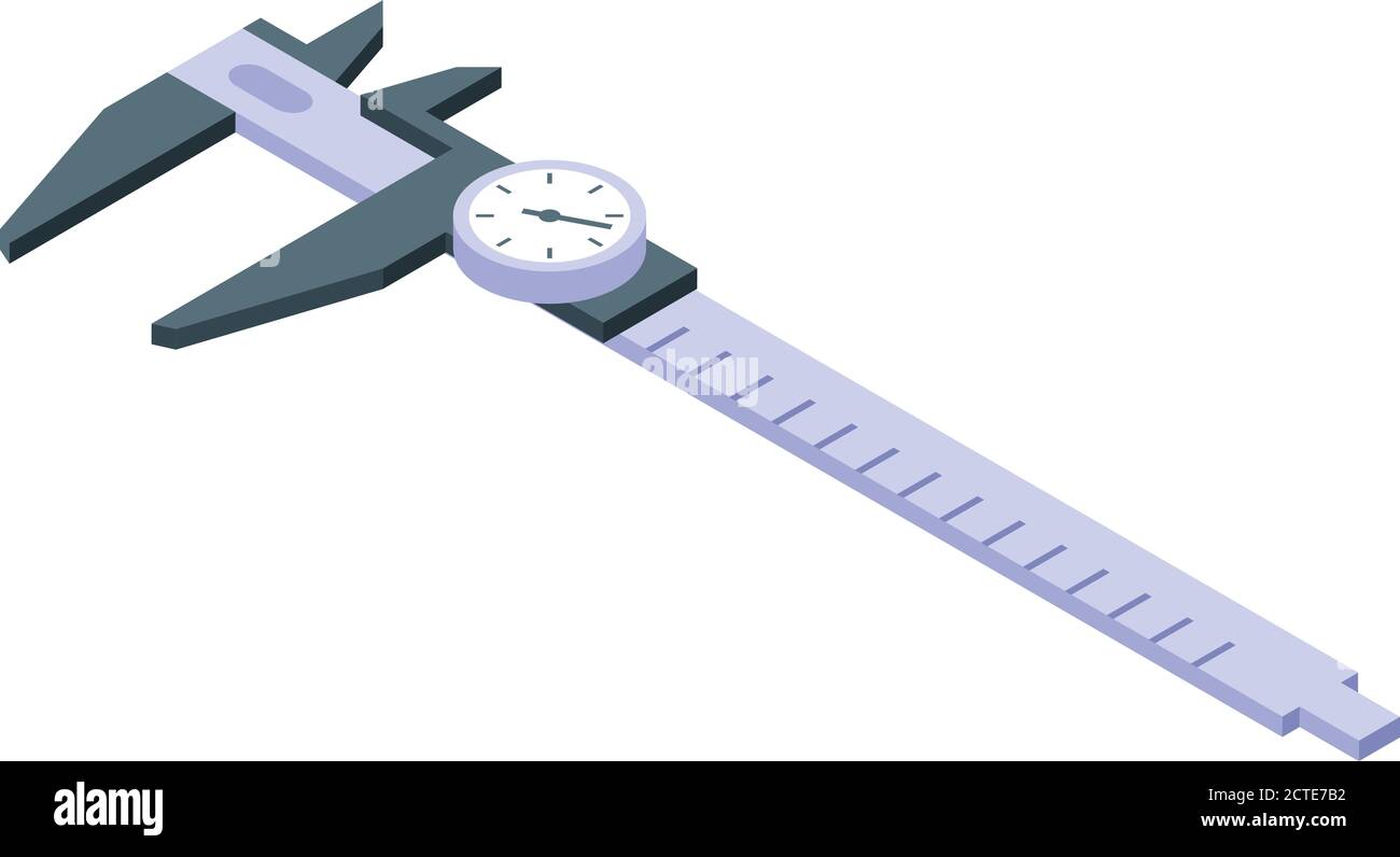 Electronic vernier caliper on Stock Vector Images - Alamy