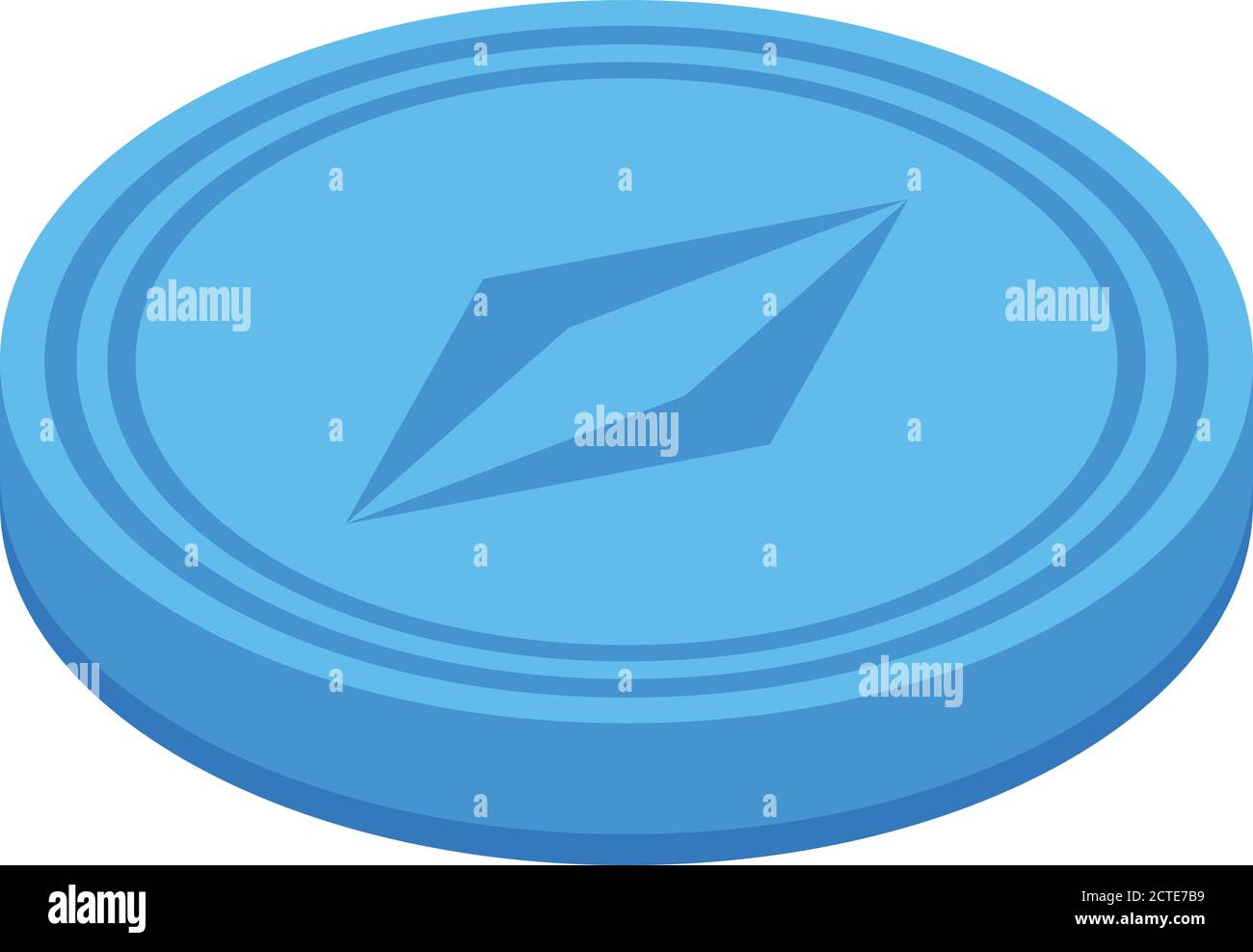 Bonus token icon, isometric style Stock Vector Image & Art - Alamy
