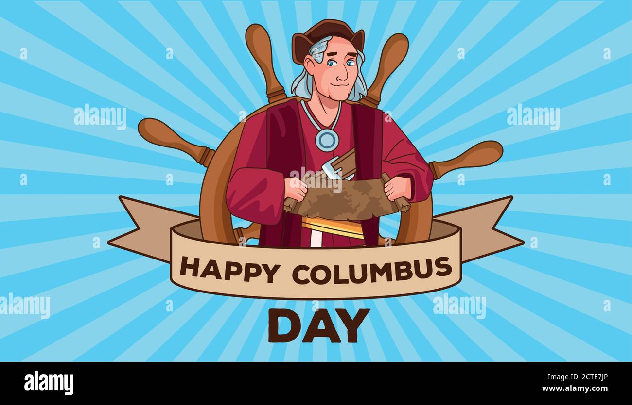 Christopher columbus map Stock Vector Images - Alamy