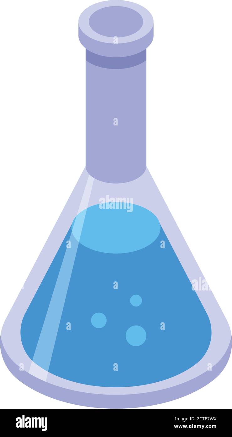 Chemical lab control flask Stock Vector Images - Alamy