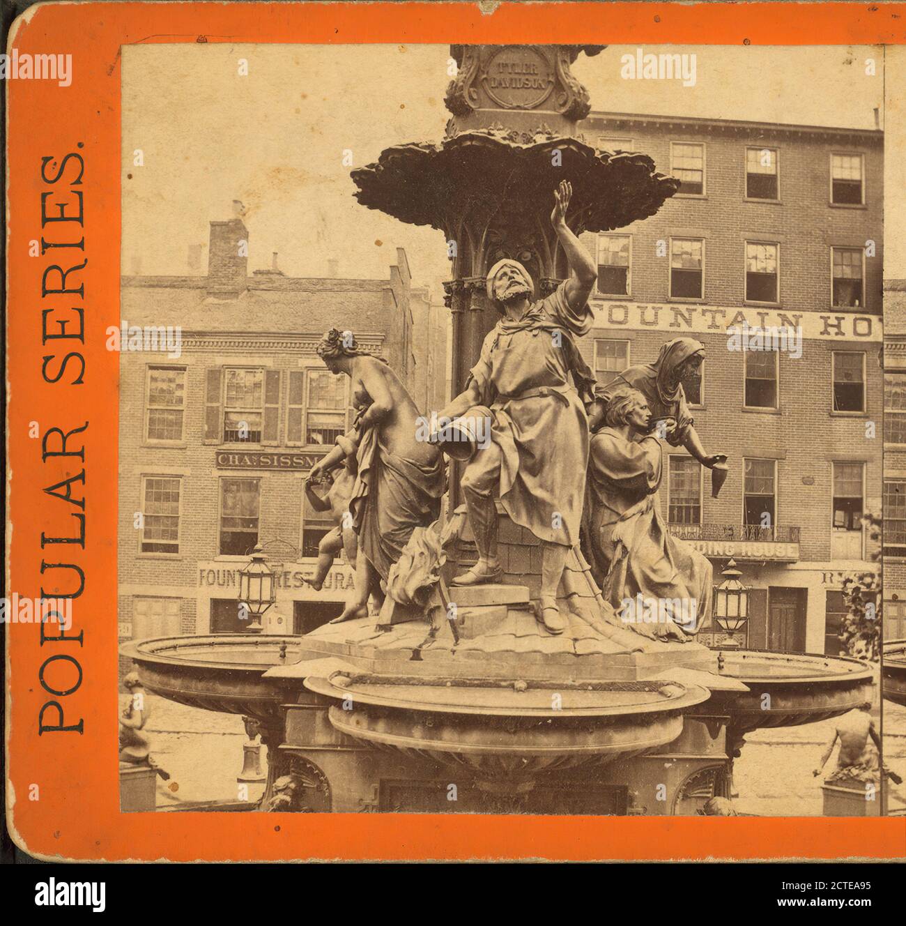 The Tyler Davidson fountain (group on north side)., E. & H.T. Anthony ...