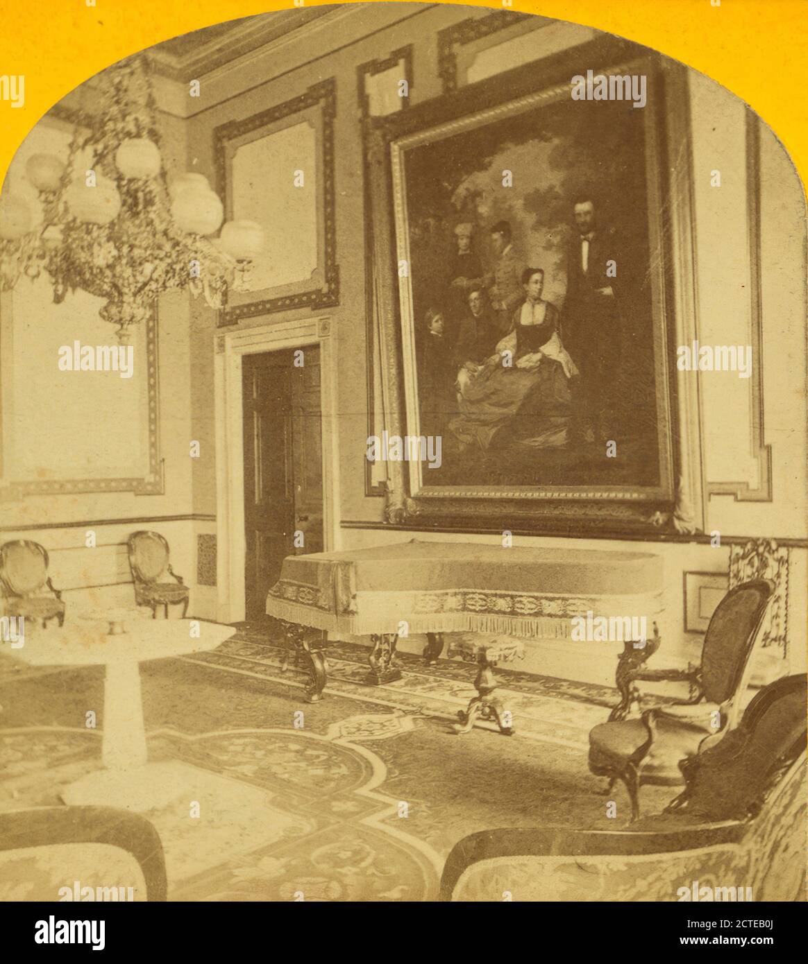 The Red Room in the President's House., White House (Washington, D.C ...