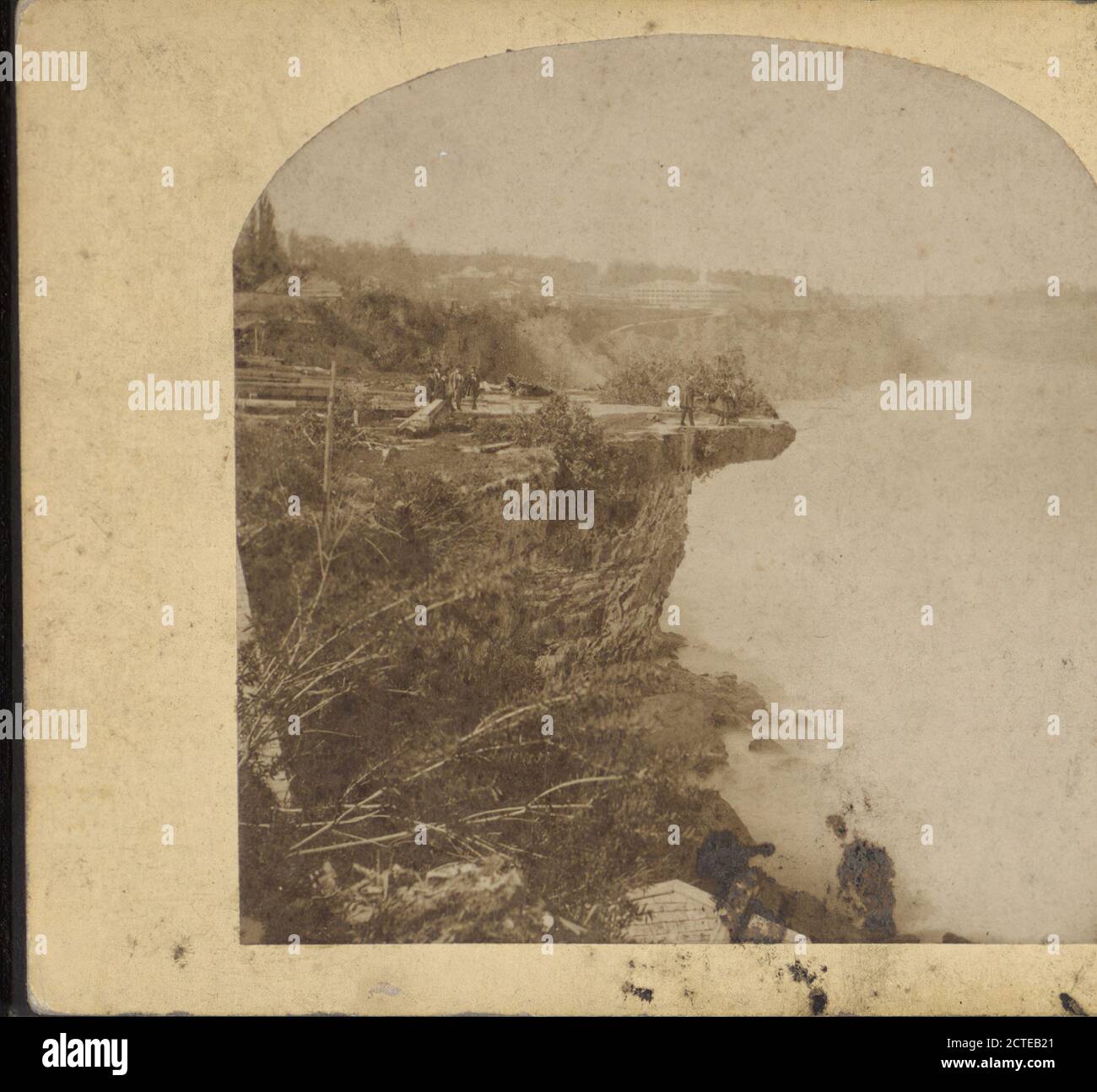 Niagara Falls, Table Rock., 1860, New York (State), Niagara Falls (N.Y ...