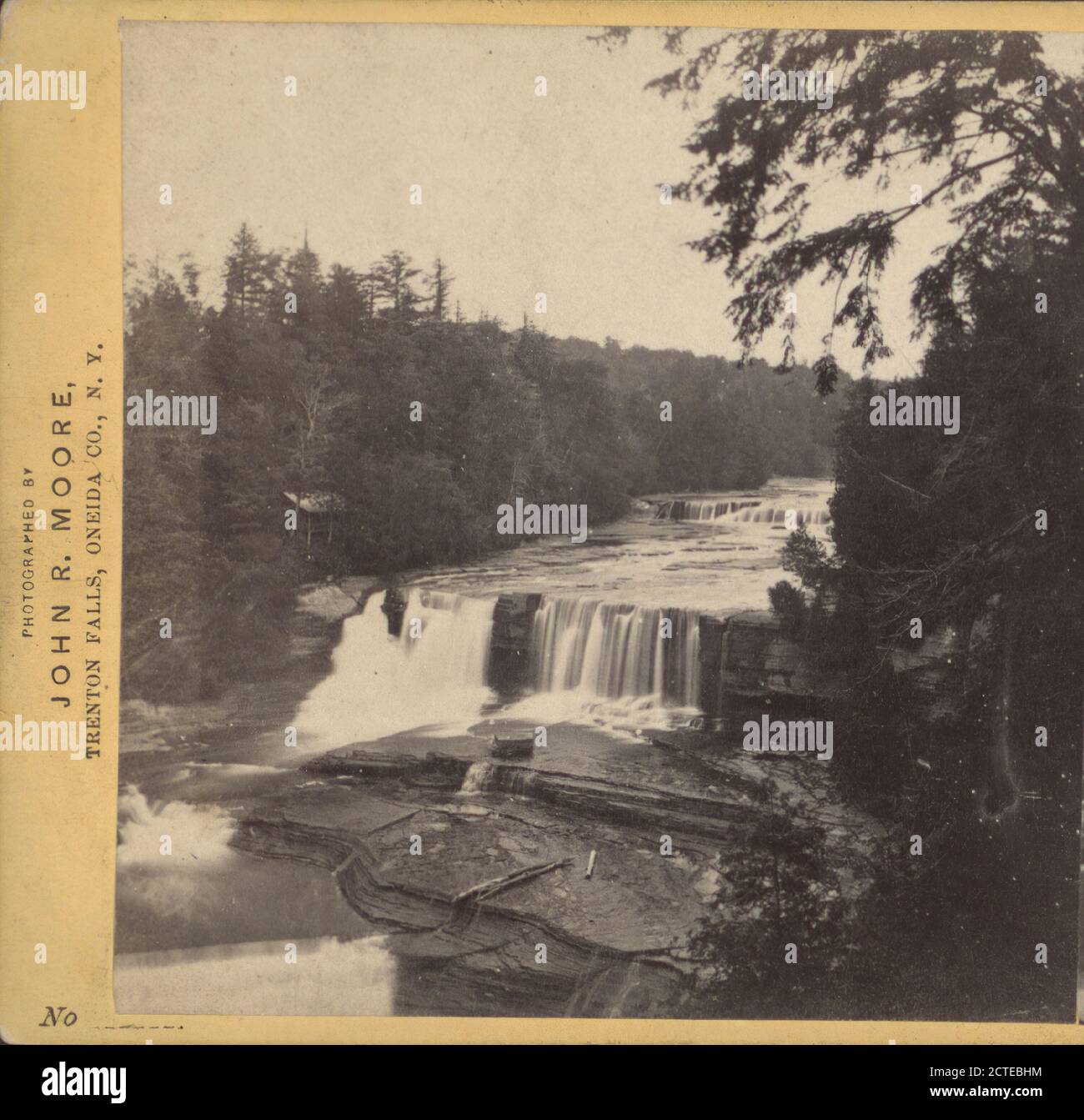 Second Fall from East Cliff., Moore, J. Robert, New York (State ...