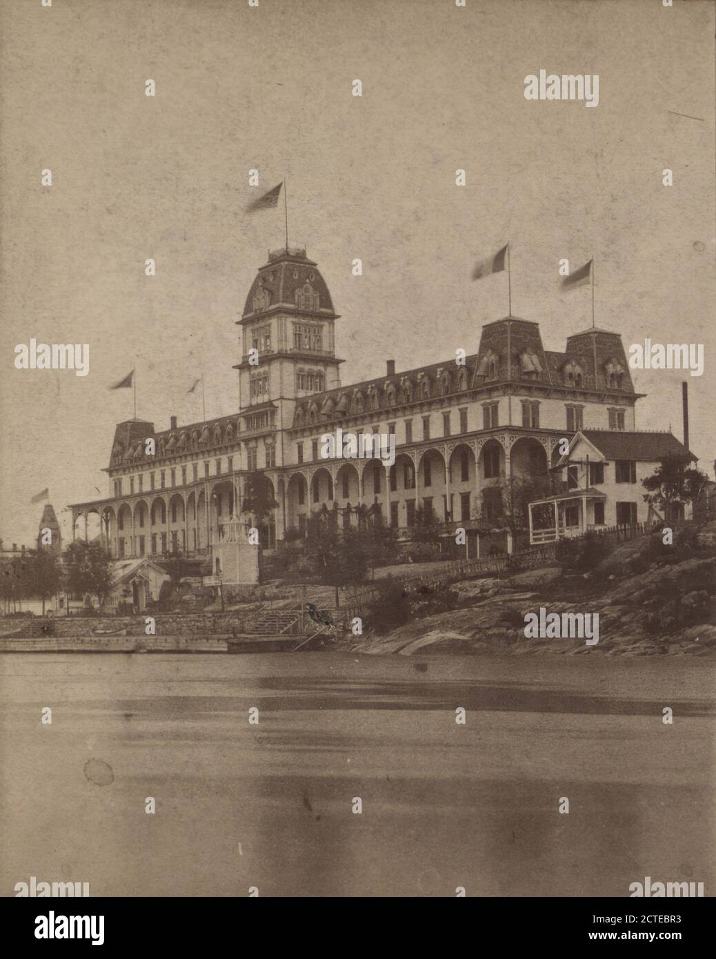View of 1000 Island House., McIntyre, A. C., New York (State), Thousand ...
