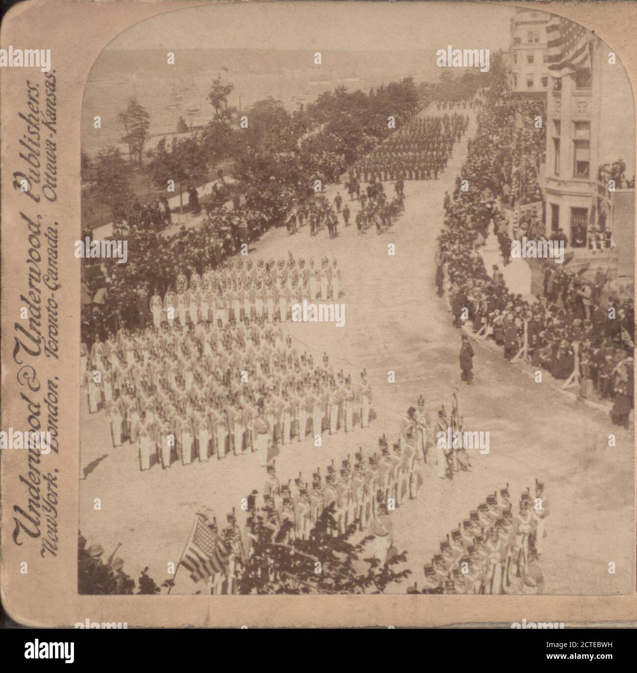The Army and Navy in peace, magnificent welcome to Admiral Dewey, New ...