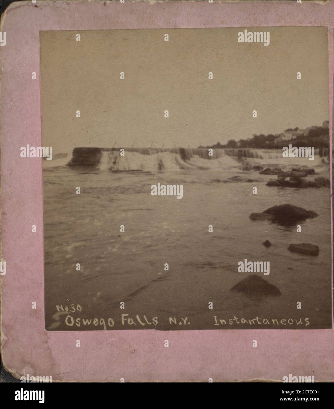 Oswego Falls, N.Y., Waterfalls, New York (State), Oswego River (N.Y ...