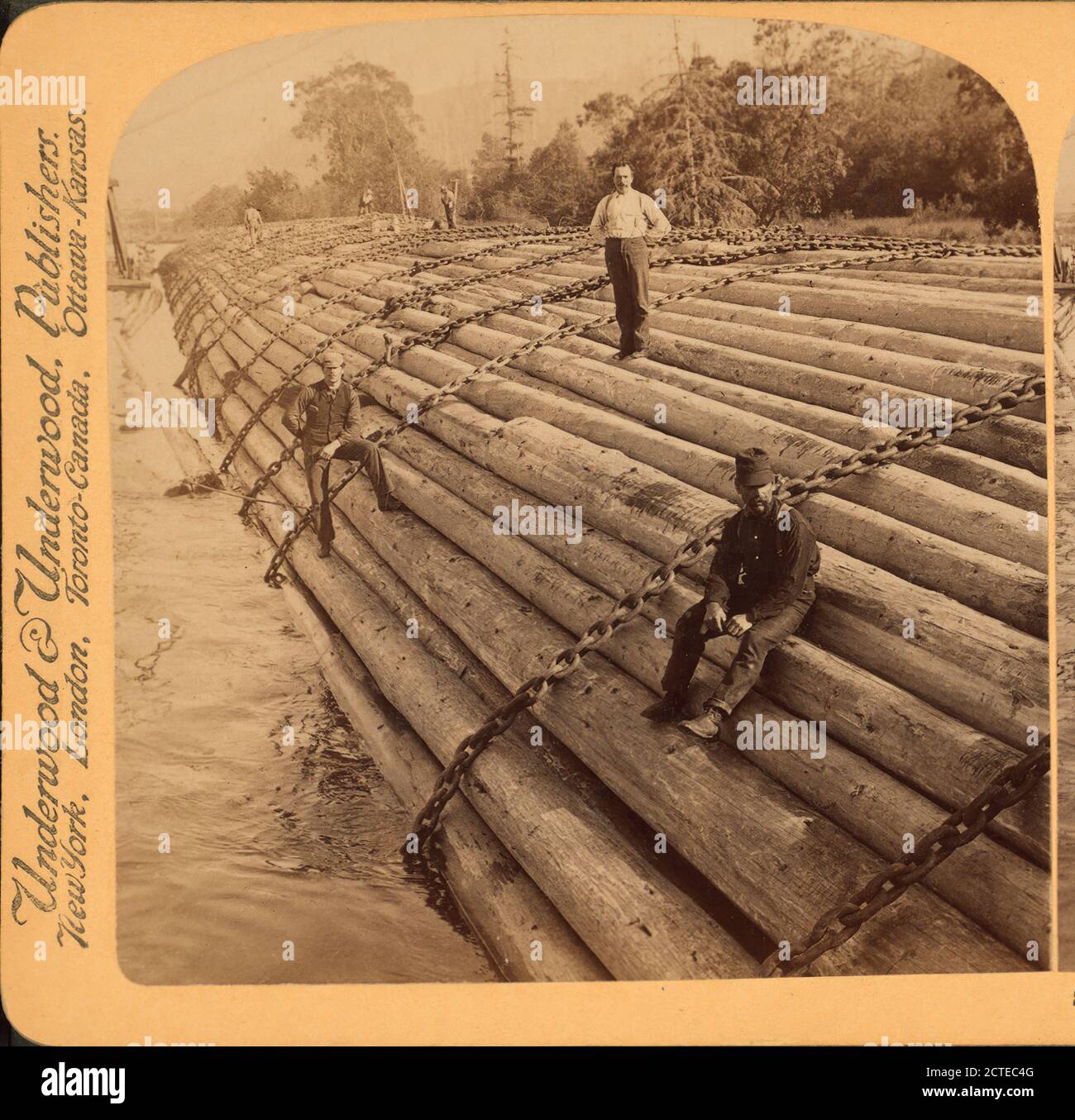 Log raft columbia river hi-res stock photography and images - Alamy