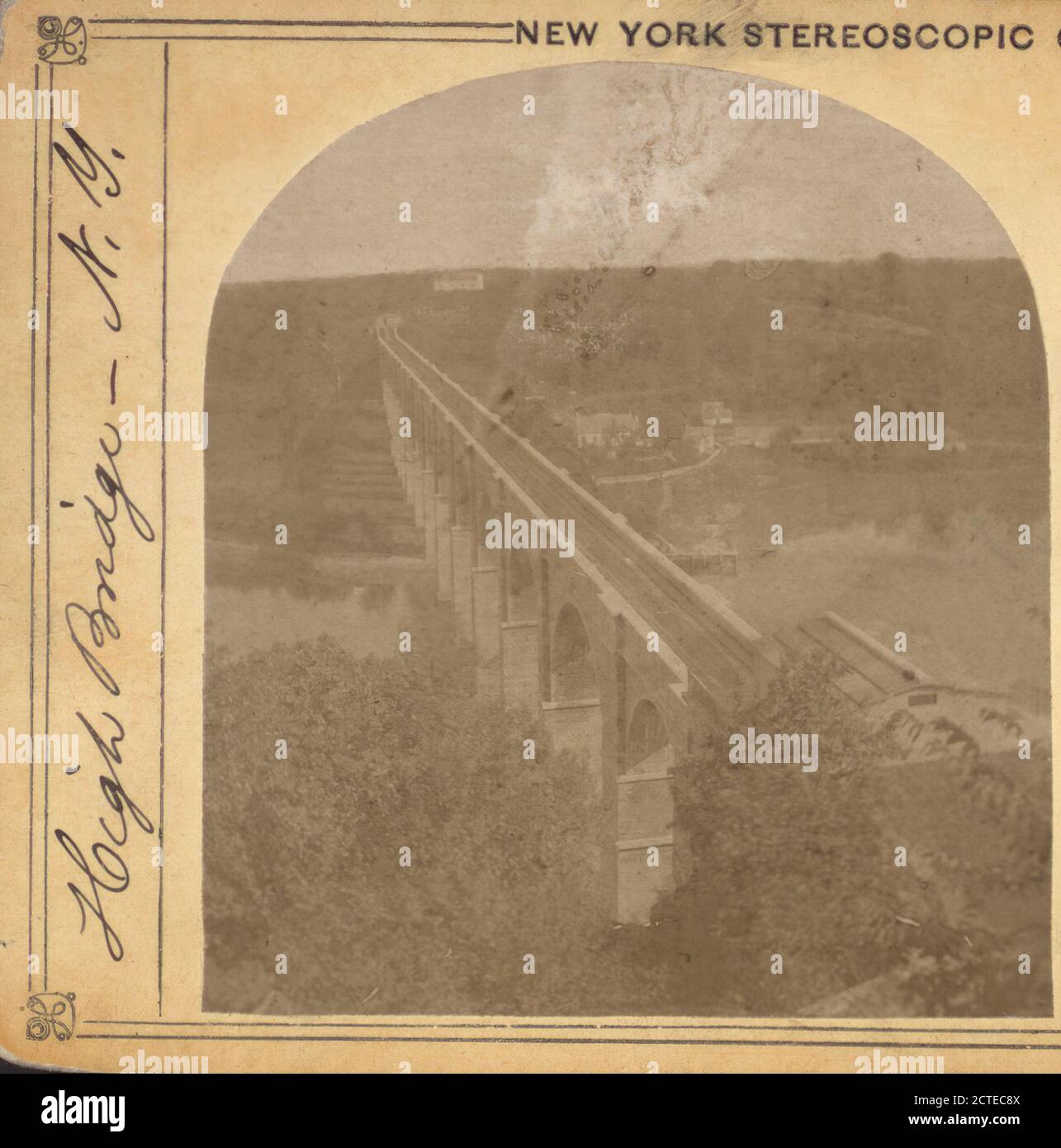 High Bridge, N.Y., 1859, New York (State), New York (N.Y.), New York ...