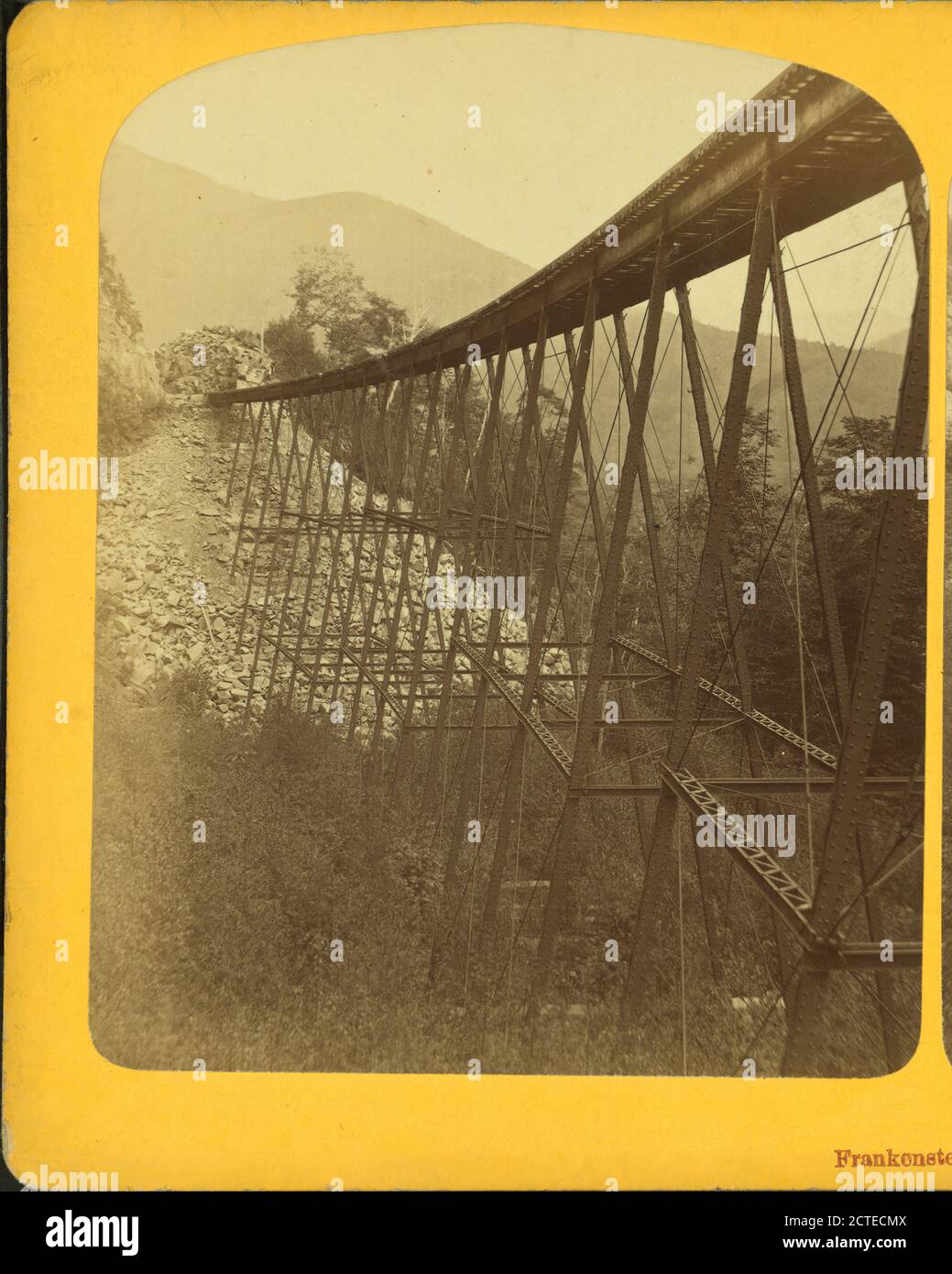 Frankenstein Trestle, P. & O.R.R., White Mts. Notch., G. H. Aldrich ...