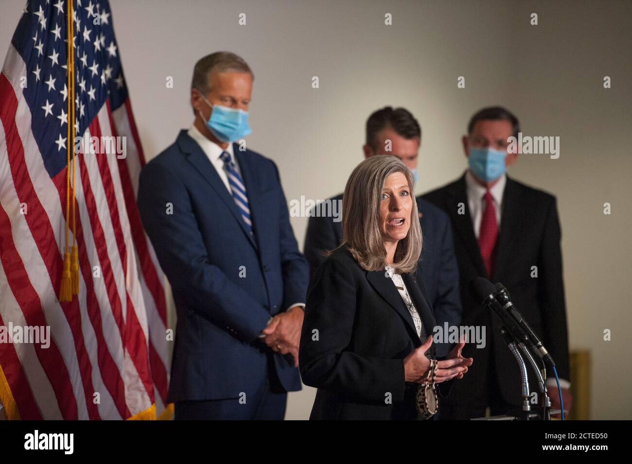 United States Senator Joni Ernst (Republican of Iowa), joins United ...