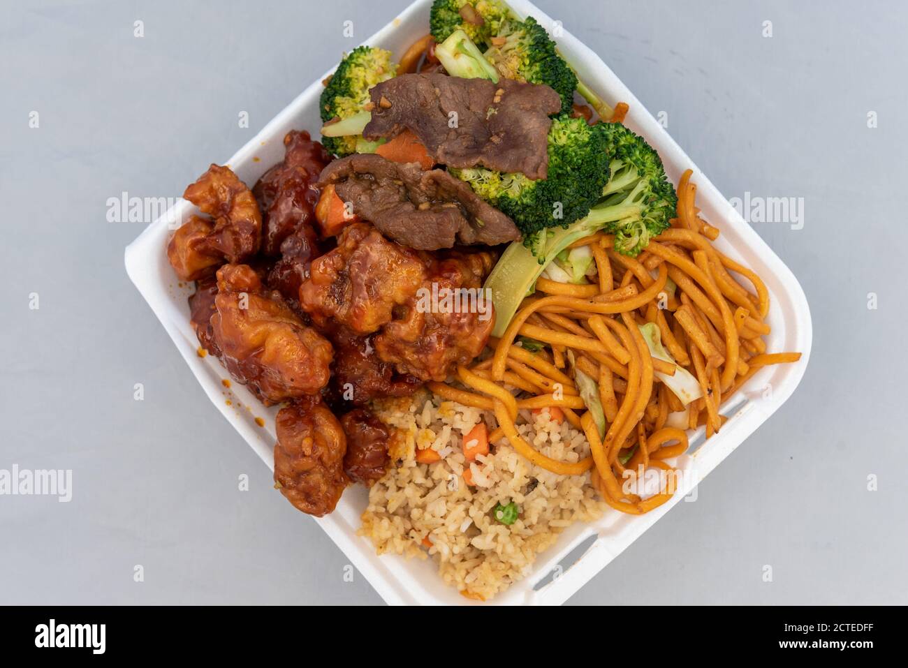 Chinese Food Plate