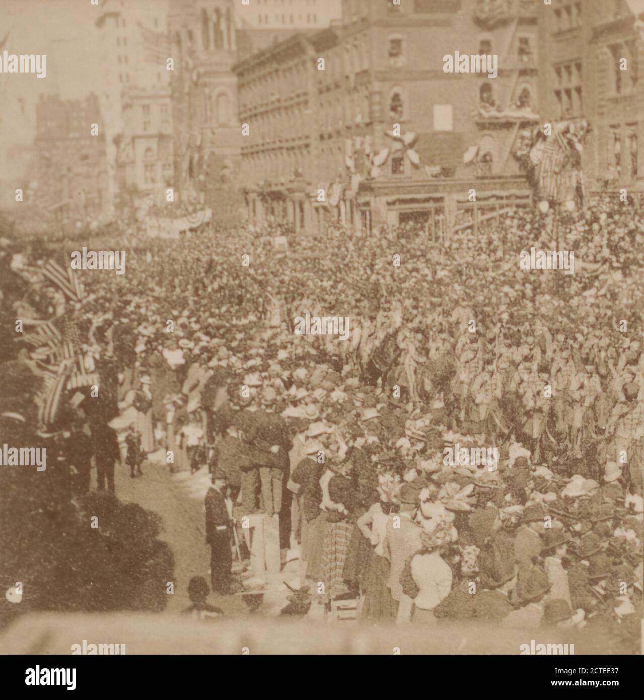 Dewey in New York, Fifth Avenue and 42d Street., 1859, New York (State ...