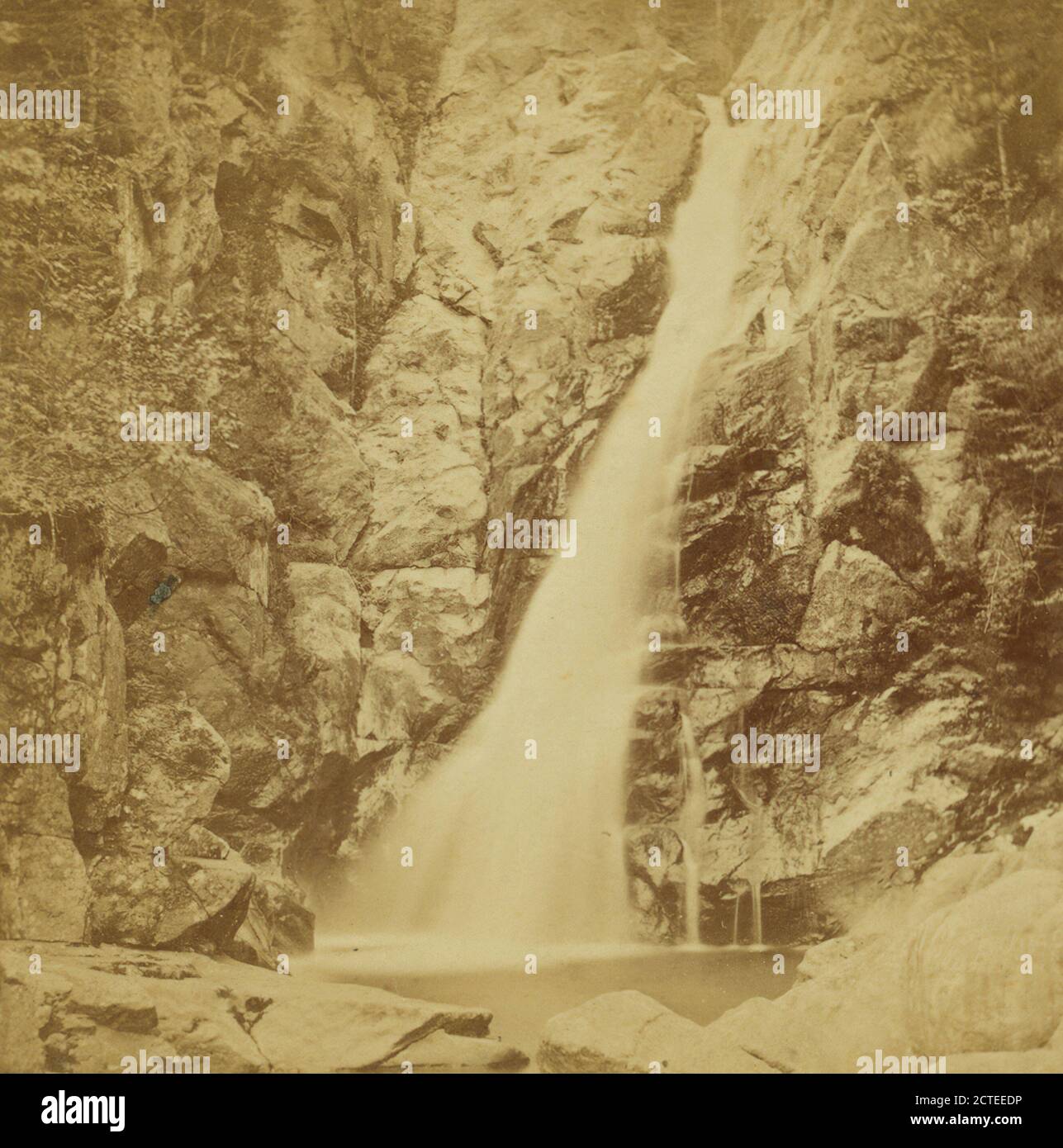 Glen Ellis Falls, near Glen House, White Mts., Kilburn Brothers ...